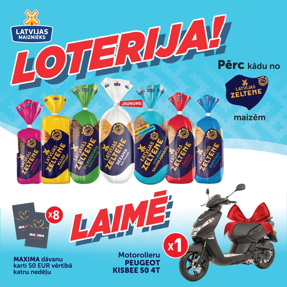 Latvijas Zeltene loterija Maxima veikalos – Loterijas.lv