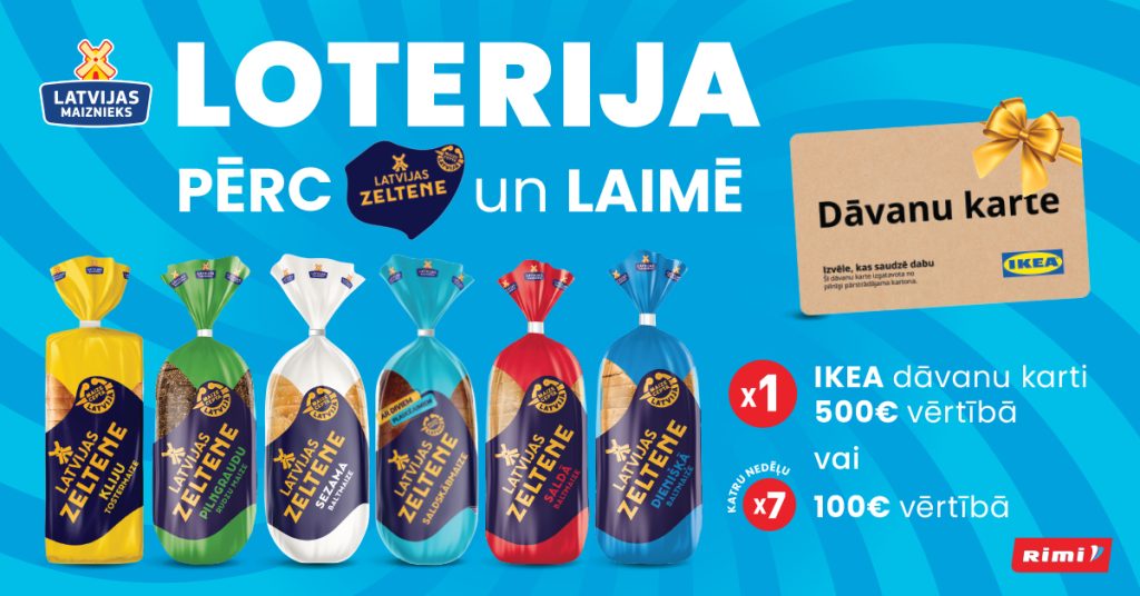 Latvijas Zeltene loterija veikalos Rimi – Loterijas.lv