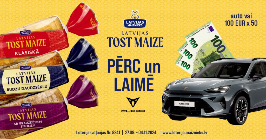 Latvijas Tost Maize Vislatvijas loterija – Loterijas.lv